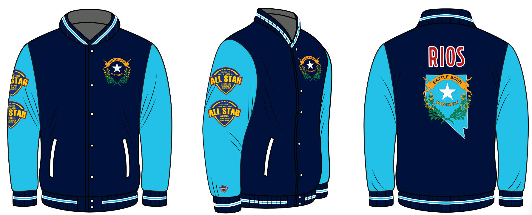 Letterman Jacket - Adult – All American Sportswear Corp
